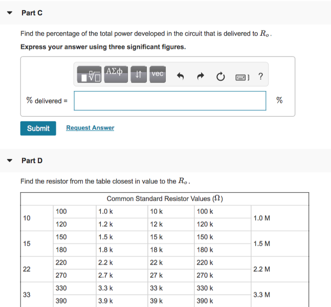 Solved A variable resistor Ro is connected across the | Chegg.com
