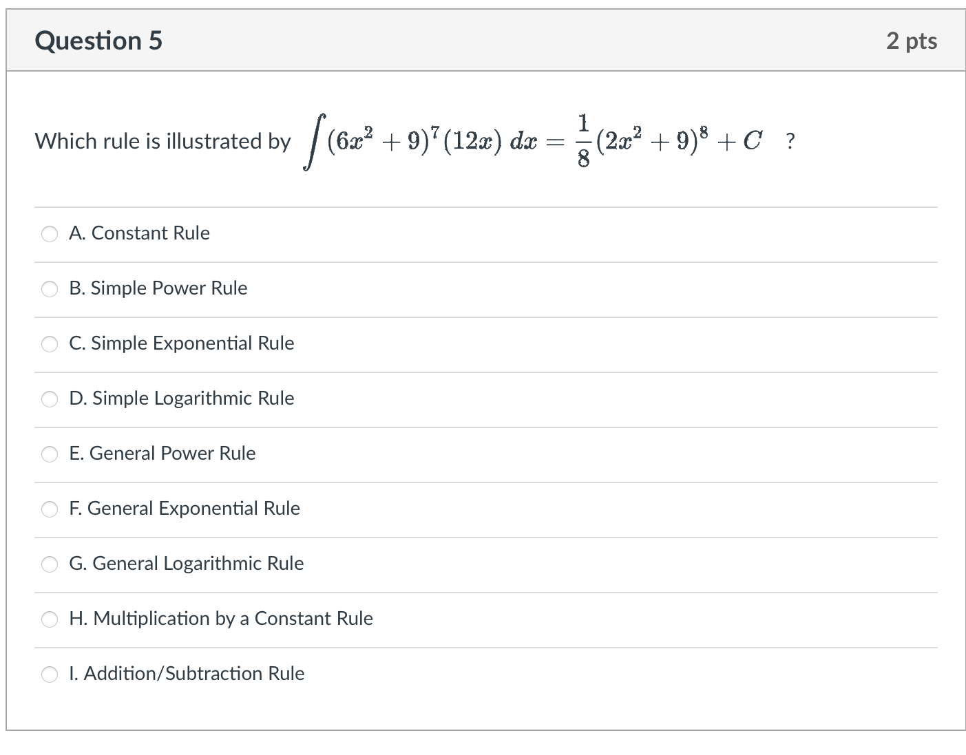 Solved Question 5Which rule is illustrated by | Chegg.com