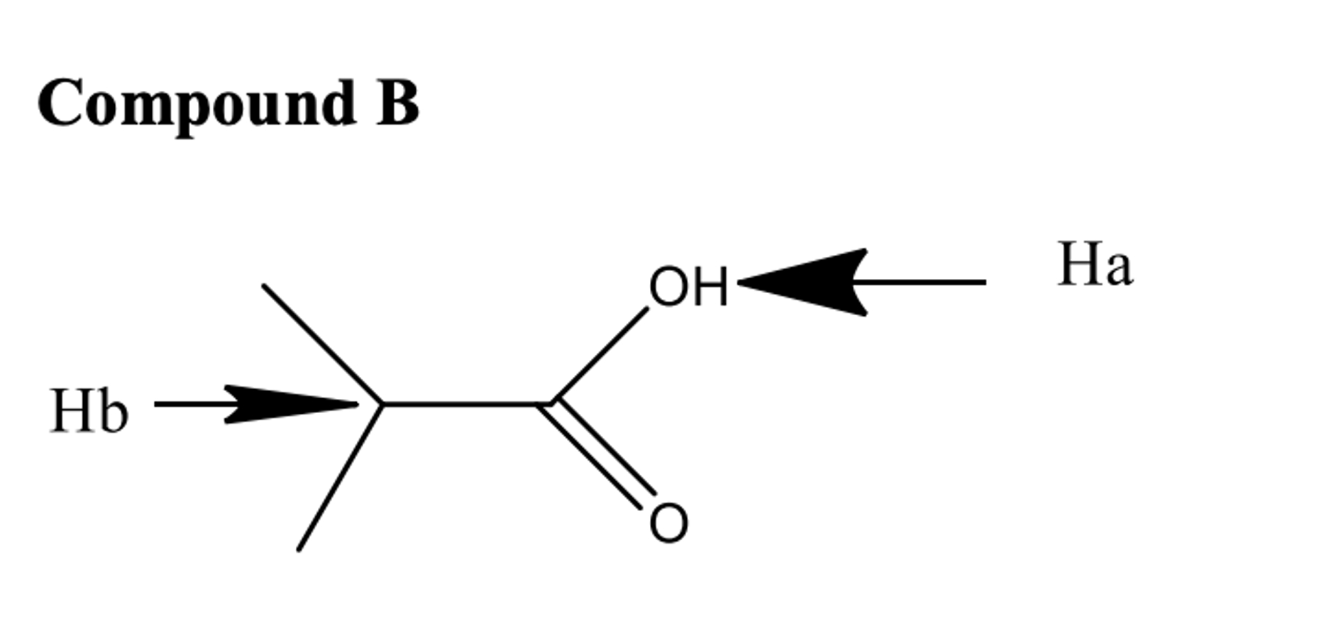 Solved For the compound, determine the expected splitting | Chegg.com