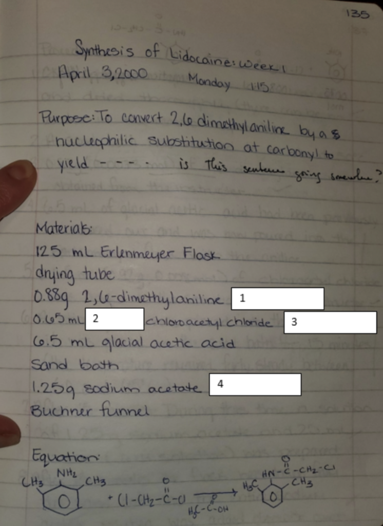 Solved Purpose: To convert 2,6 dimethylaniline by a s | Chegg.com
