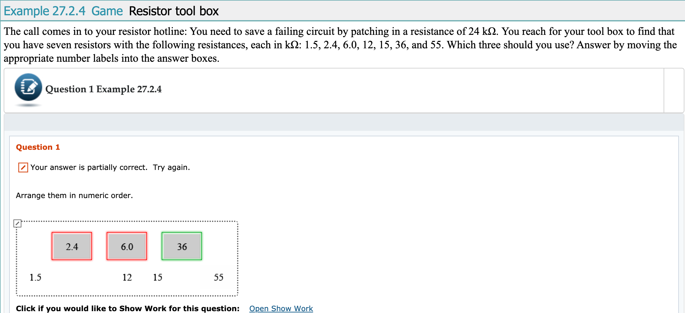 Solved Example 27.2.2 Sample Problem Multiloop circuit and | Chegg.com