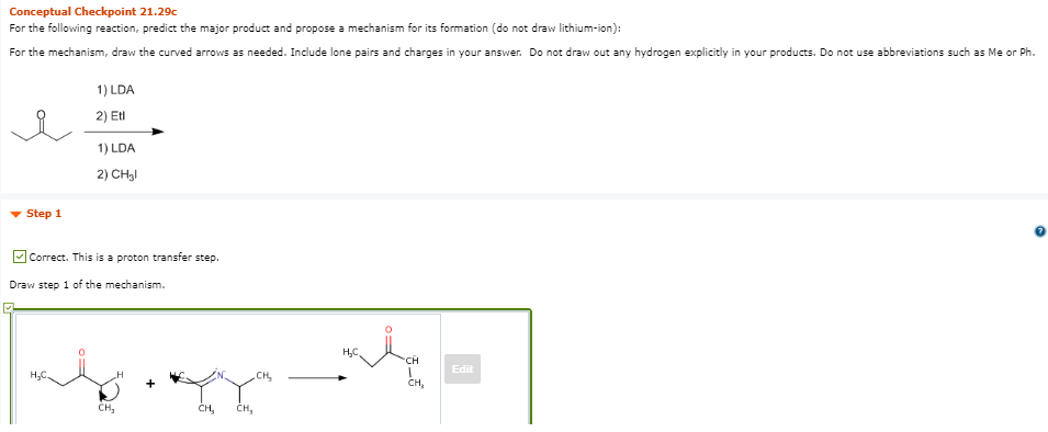 Solved Conceptual Checkpoint 21.29c For the following | Chegg.com