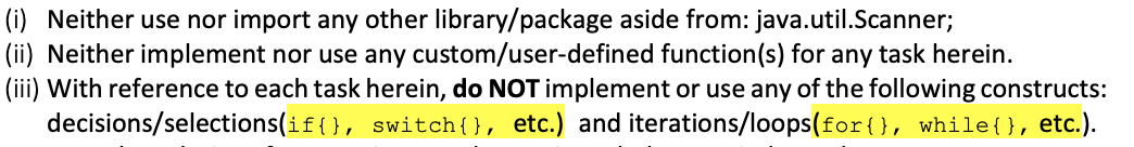 Solved Solve this program in Java | Chegg.com