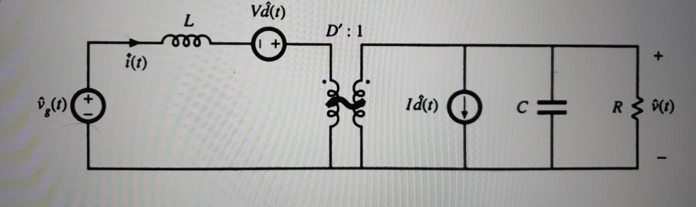 Solved Obtain the small signal ac equivalent circuit model | Chegg.com