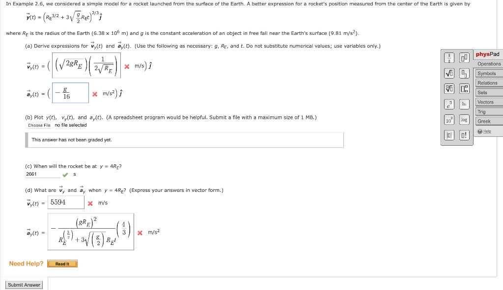 Solved In Example 2.6, we considered a simple model for a | Chegg.com
