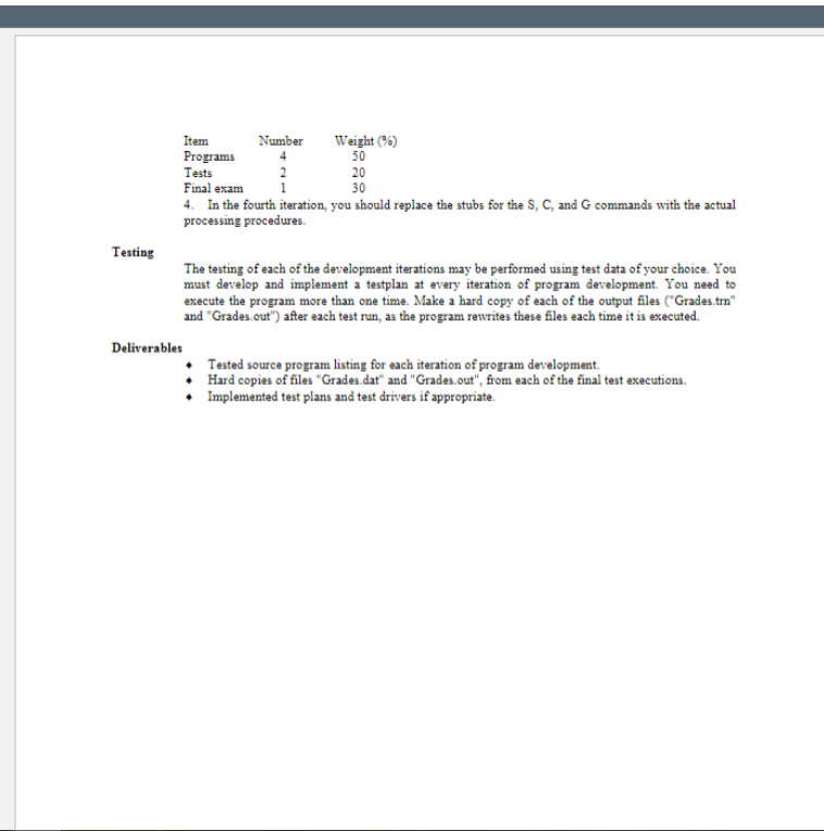 Solved Data Structures Homework 4 Grade Book Write A