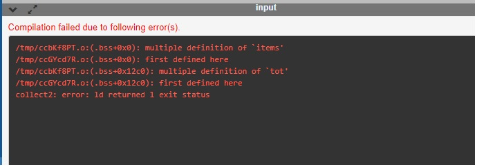 Solved I am having trouble when compiling my program. I keep | Chegg.com