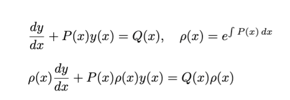 Solved The method for solving linear first-order equations | Chegg.com