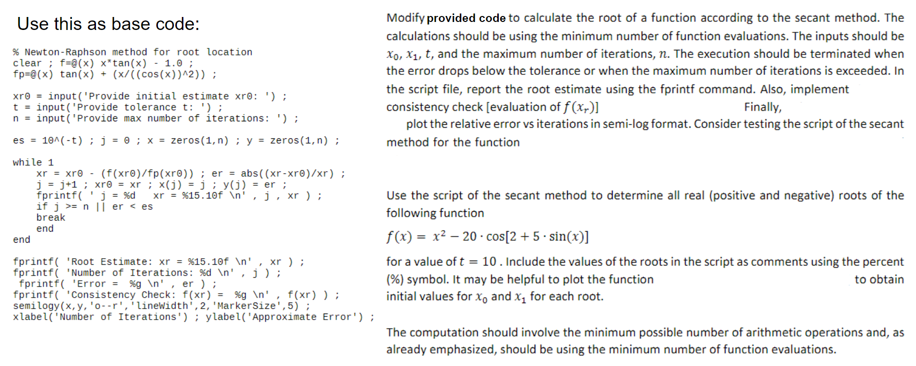 Solved Use this as base code: Modify provided code to | Chegg.com