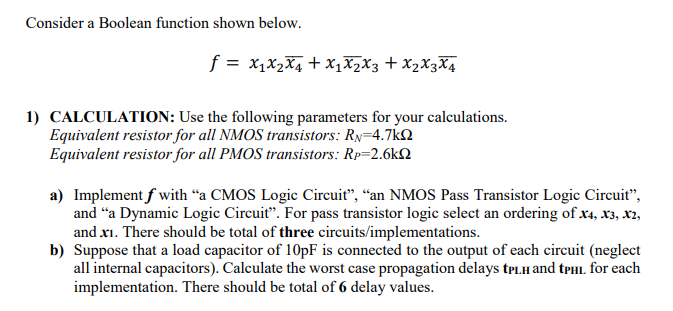 Consider a Boolean function shown below. f = X1X2X4 + | Chegg.com