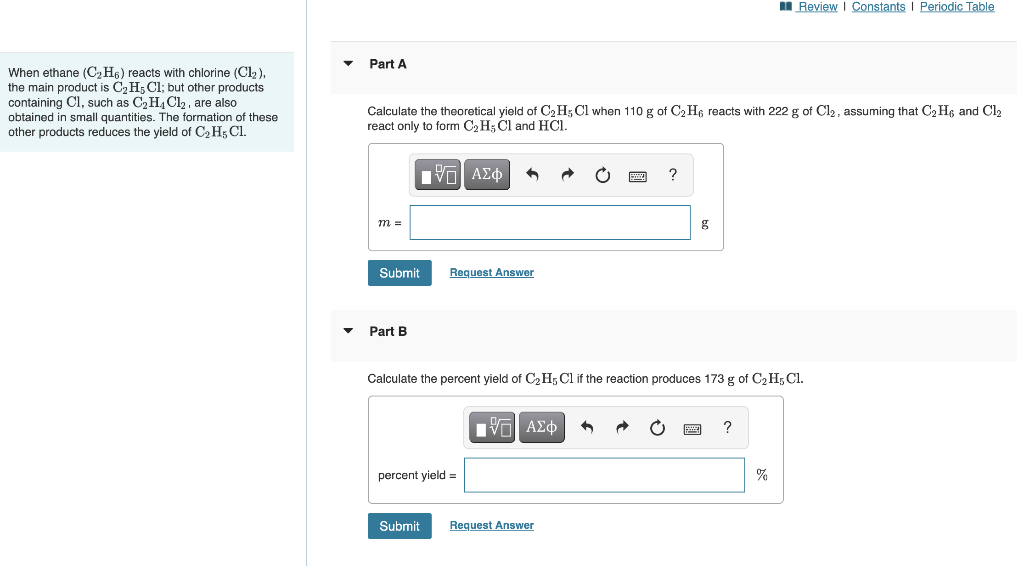 Solved Review | Constants Periodic Table 7 Part A When | Chegg.com