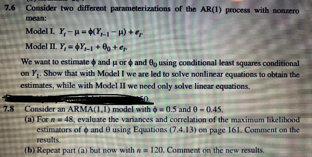 Solved 76 Consider two different parameterizations of the | Chegg.com