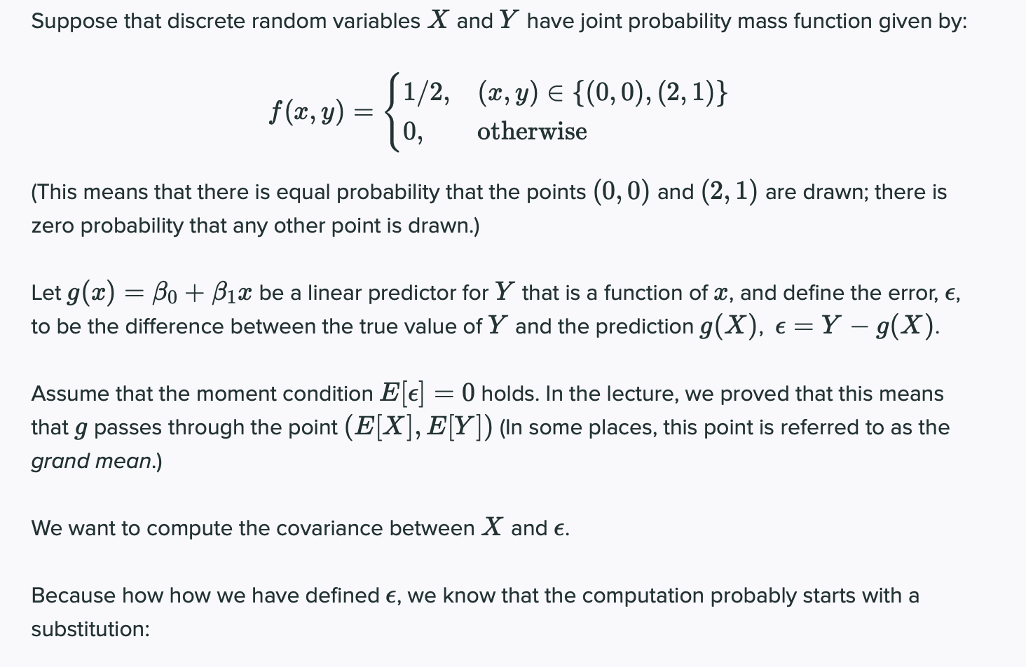 Solved Suppose that discrete random variables X and Y have | Chegg.com