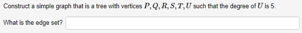 Solved Construct a simple graph that is a tree with vertices | Chegg.com