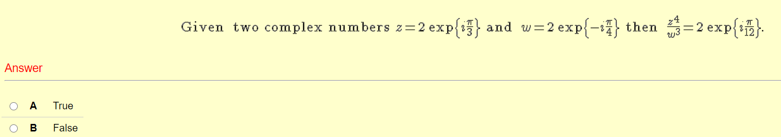Solved The exponential form of 10–101 is 10 v2 exp{-1}. | Chegg.com