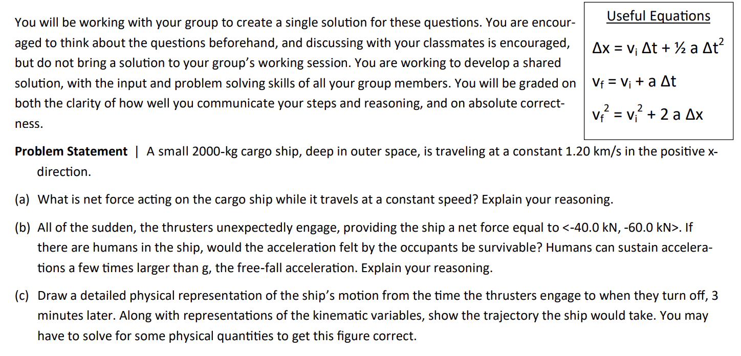 Solved You will be working with your group to create a | Chegg.com