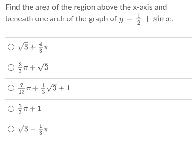 Solved Find the area of the region above the x-axis | Chegg.com