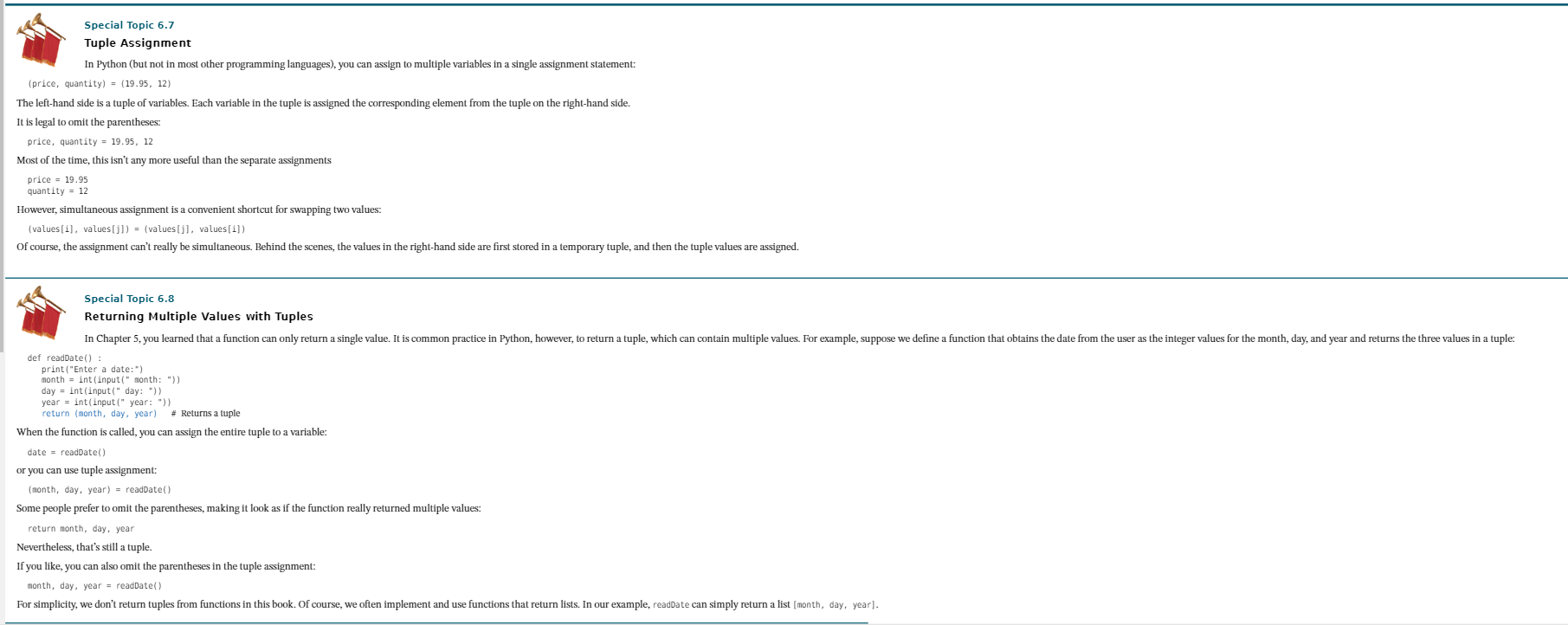 Discussion: Python Lists In Chapter 6, we learn about | Chegg.com