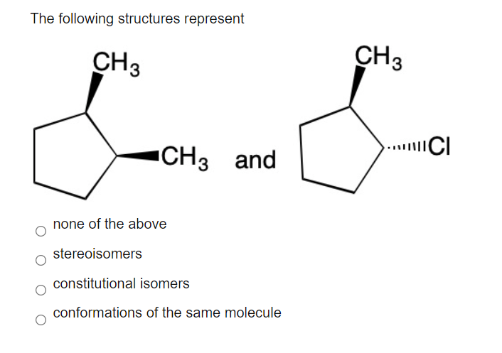 Solved The following structures represent CH3 CH3 CH3 | Chegg.com