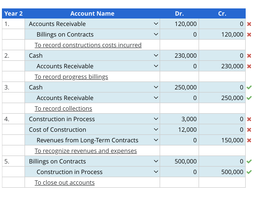 Solved Recording Long- Term Construction: Recognize Revenue | Chegg.com