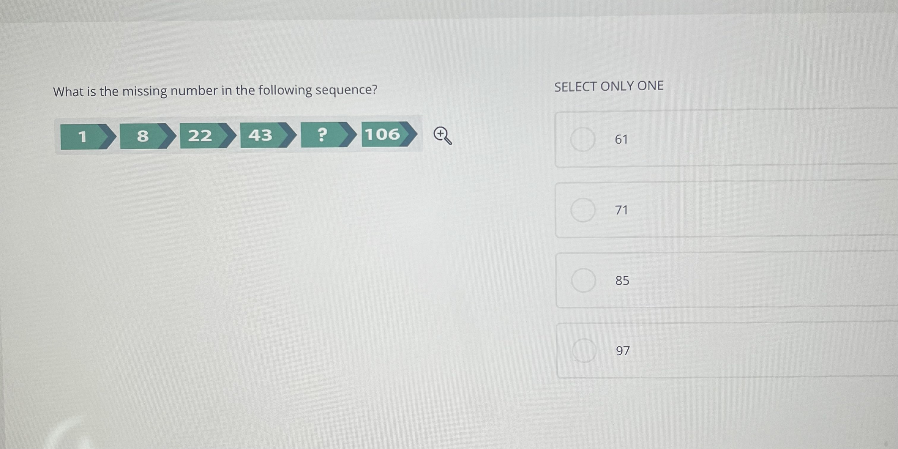 Solved What is the missing number in the following sequence? | Chegg.com