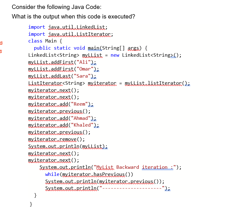 Solved s Consider the following Java Code: What is the | Chegg.com