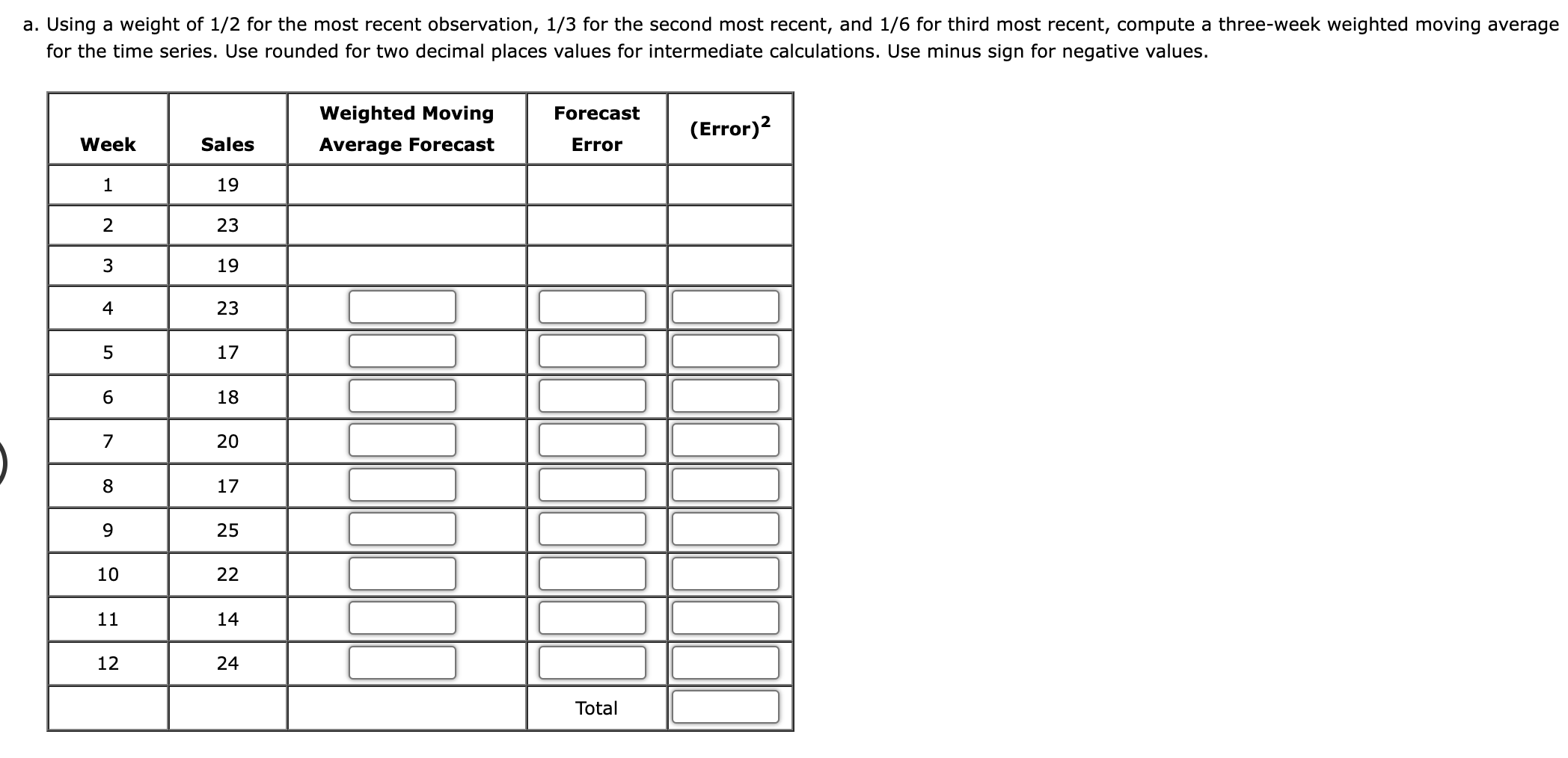 Solved Refer again to the gasoline sales time series data in | Chegg.com