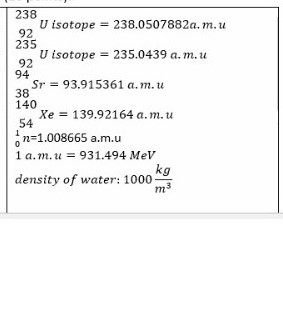 Solved 238 U isotope = 238.0507882a.m.u 92 235 U isotope = | Chegg.com