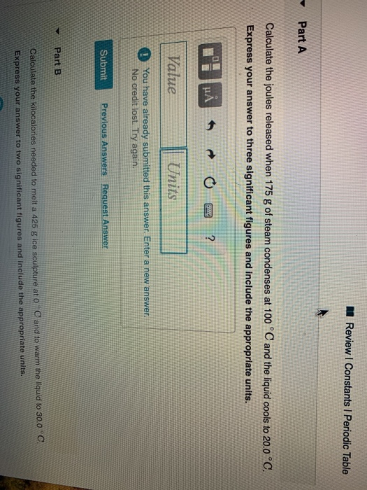 Solved Review | Constants 1 Periodic Table Part A Calculate | Chegg.com