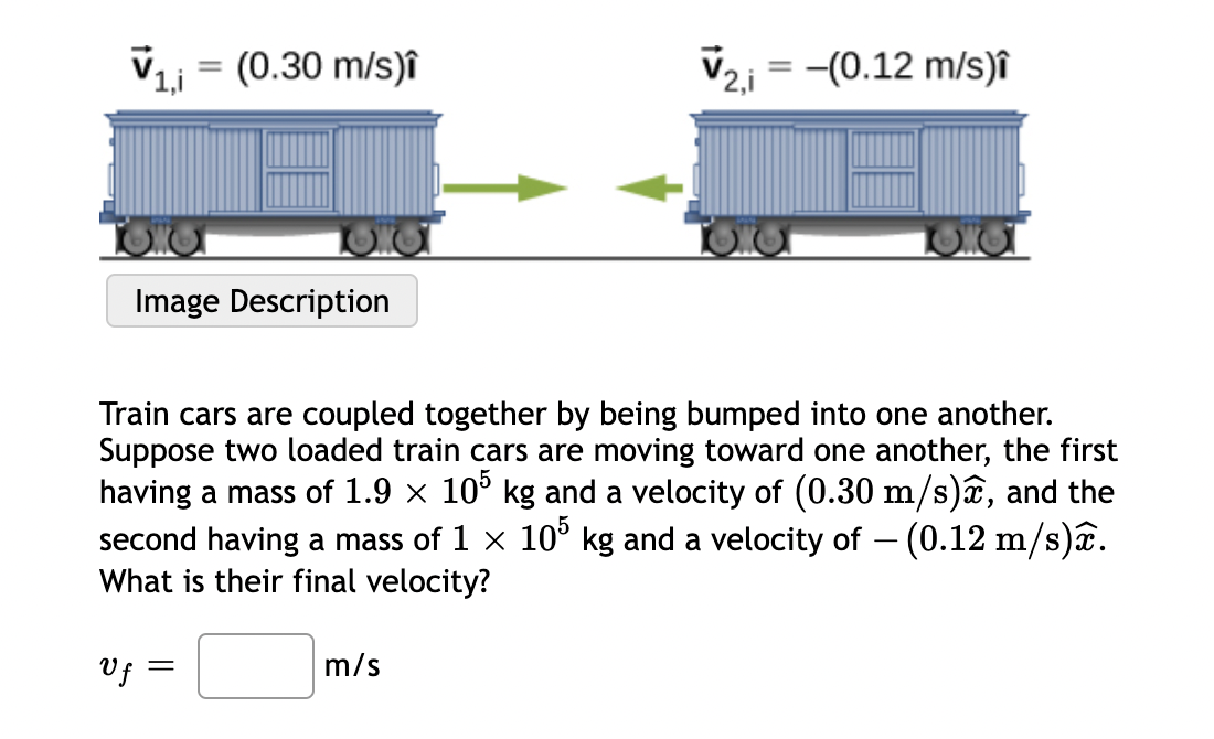 Solved Train cars are coupled together by being bumped into | Chegg.com
