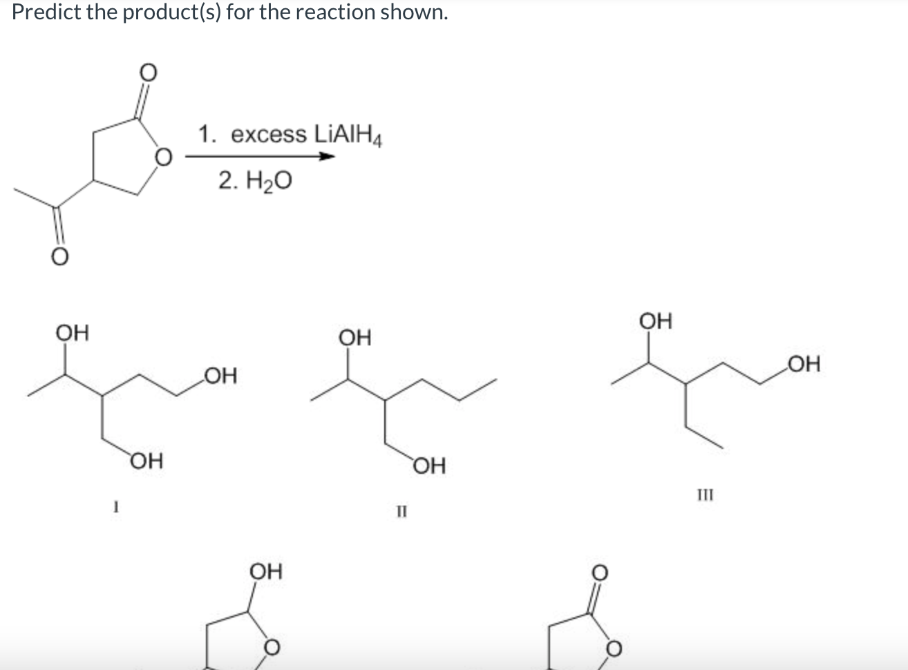 Solved Predict the product(s) for the reaction shown. 3. 1. | Chegg.com