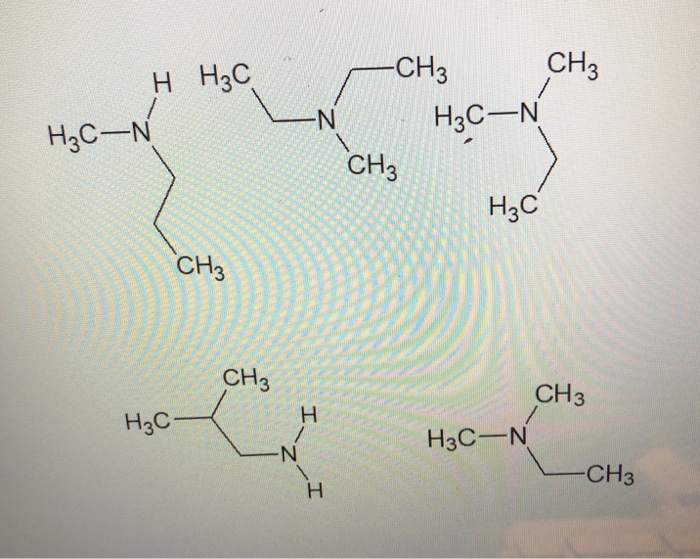 Solved CH3 CH H H3C H3C-N H3CN CH Нас CH 3 CH3 CH 3 H3C H3CN | Chegg.com