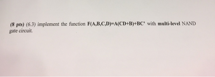 Solved (8 pts) (63) implement the function | Chegg.com