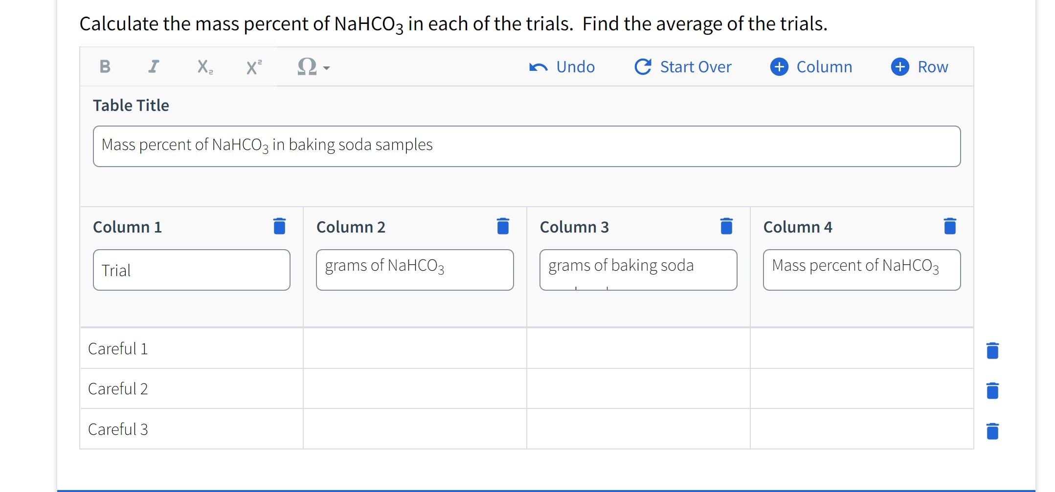 For the first table I put down all the answers but I | Chegg.com