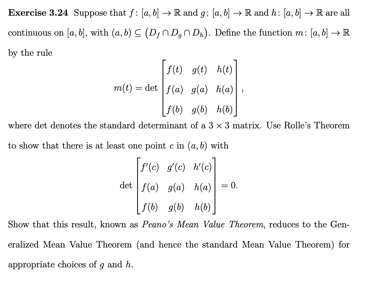 Solved Exercise 3.24 Suppose that f:[a,b]→R and g:[a,b]→R | Chegg.com