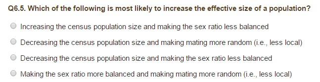 Solved Q6.5. Which of the following is most likely to | Chegg.com