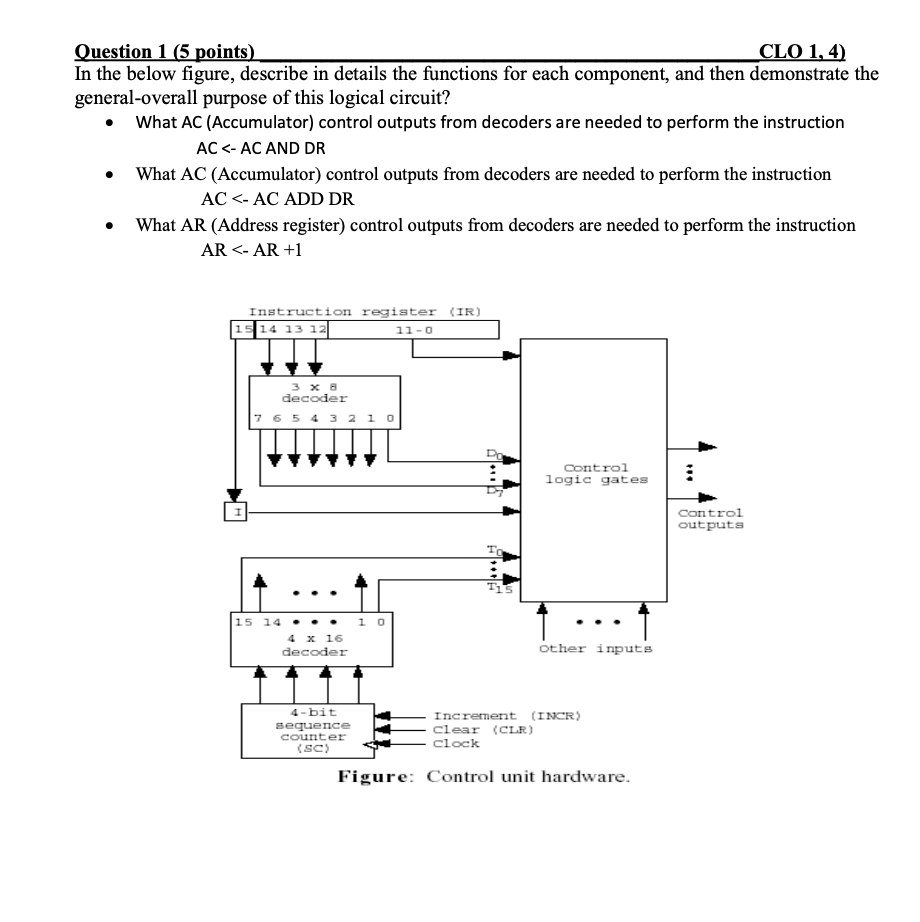 Solved Question 1 (5 points) CL01, 4) In the below figure, | Chegg.com