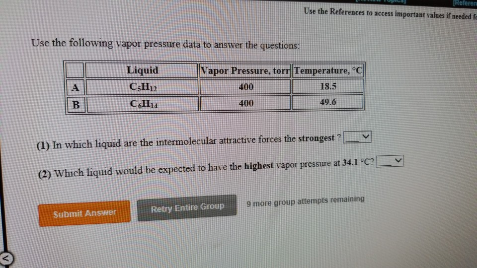 Solved Referen Use the References to access important values | Chegg.com Solved Referen Use the References to access important values | Chegg.com