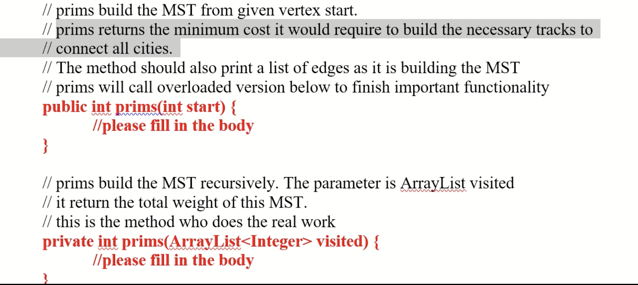Solved ouildGraph will build the graph provided in the | Chegg.com