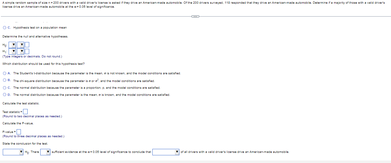 Solved license drive an American-made automobile at the | Chegg.com
