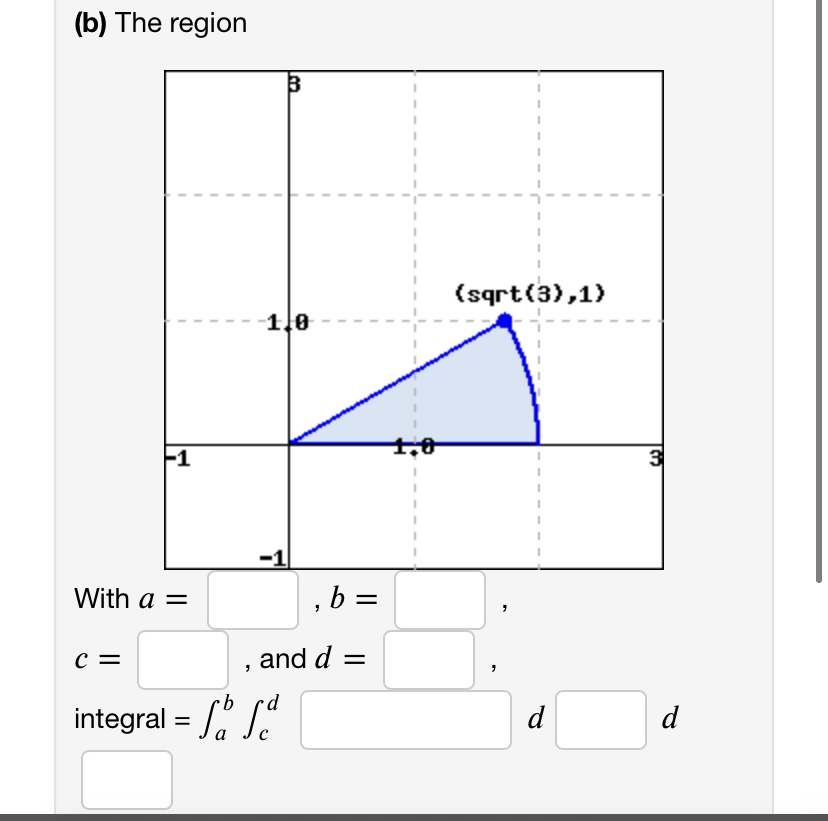 Solved (1 point) For each of the following, set up the | Chegg.com