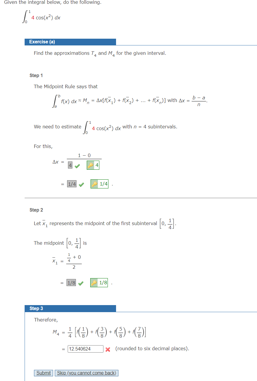 Solved Given the integral below, do the following. | Chegg.com