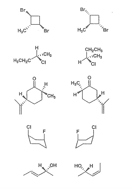 Solved Consider the following pairs of structures. Identify | Chegg.com