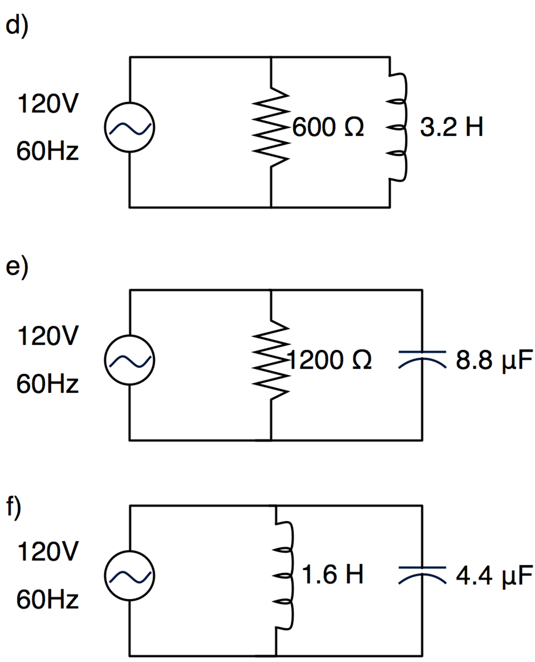 Solved Calculate the complex current (magnitude and angle) | Chegg.com