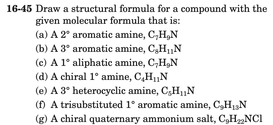 Solved 16-45 Draw a structural formula for a compound with | Chegg.com