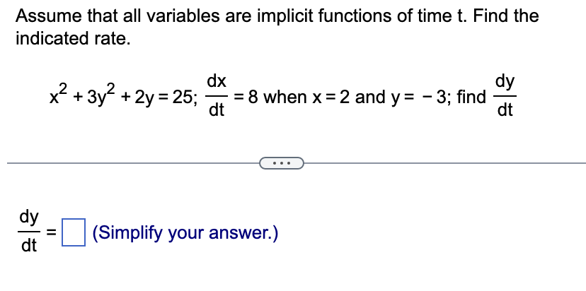 Solved Assume that all variables are implicit functions of | Chegg.com