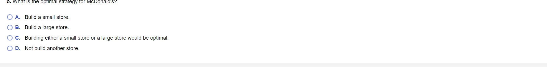 Solved Bradford is a small town that currently has no | Chegg.com