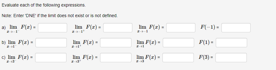 Solved Evaluate each of the following expressions. Note: | Chegg.com