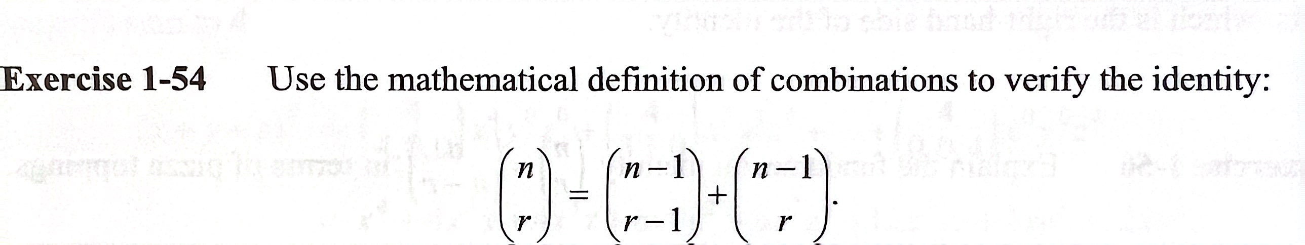 Solved Use the mathematical definition of combinations to | Chegg.com