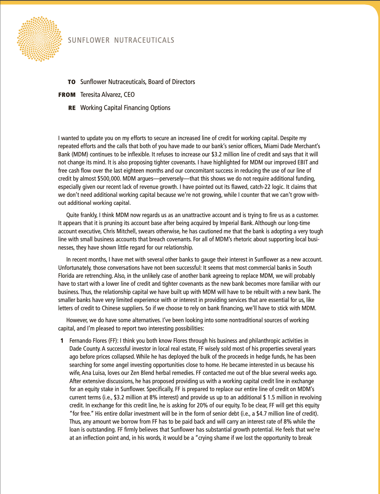 Solved WORKING CAPITAL SIMULATION: MANAGING GROWTH PREPARE: | Chegg.com